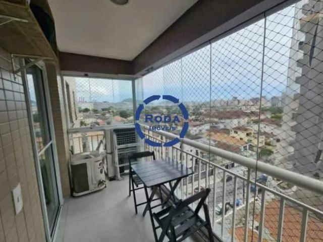 Apartamento à venda, 3 quartos, 1 suíte, 1 vaga, Estuário Santos/SP