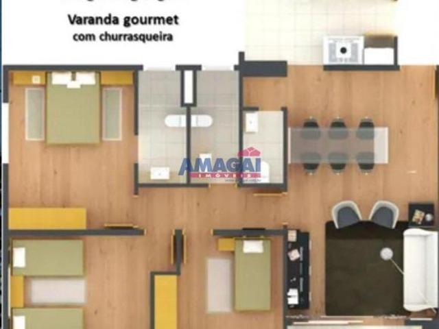 Apartamento à venda 3 quartos 1 suíte 2 vagas Vila Aprazível, Jacareí