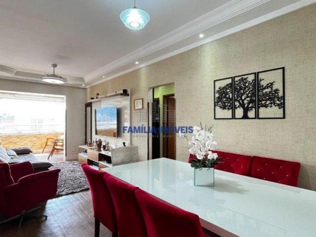 Apartamento á venda 3 Quartos 2 vagas demarcadas Pompeia Santos/SP