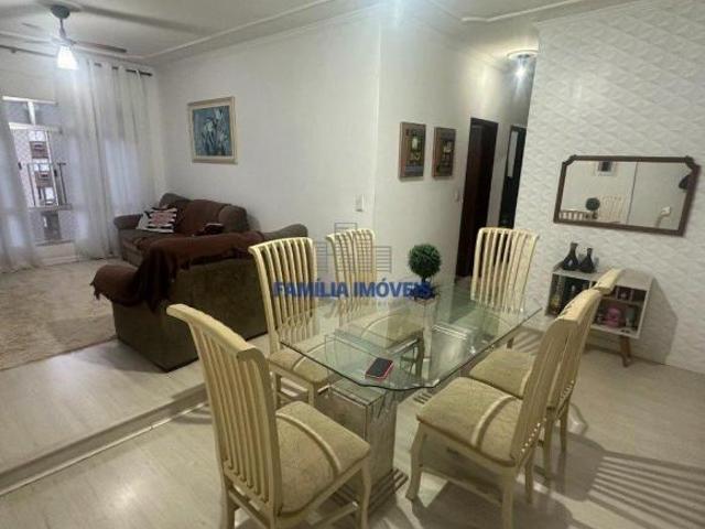 Apartamento à venda 3 quartos dependência 1 vaga Campo Grande Santos
