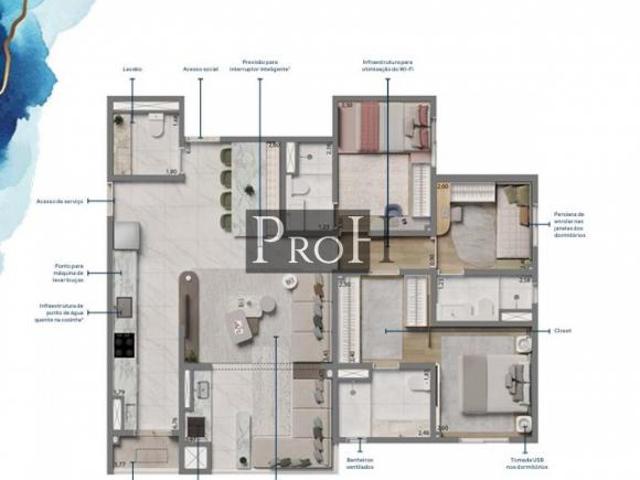 Apartamento à venda 3 quartos Jardim Santo André