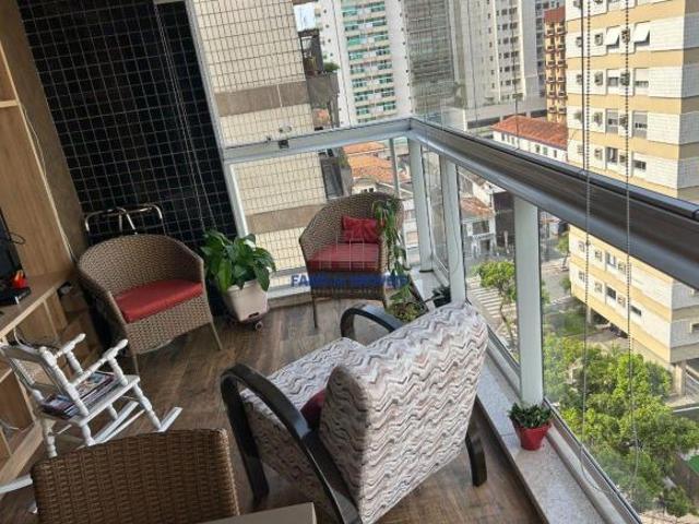 Apartamento à venda 3 quartos lazer edifício Timbiras Santos/SP