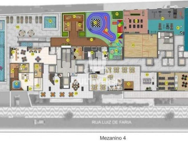 Apartamento à venda, 3 quartos no bairro Gonzaga em Santos