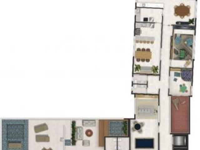 Apartamento à venda, 3 quartos no bairro Marapé em Santos