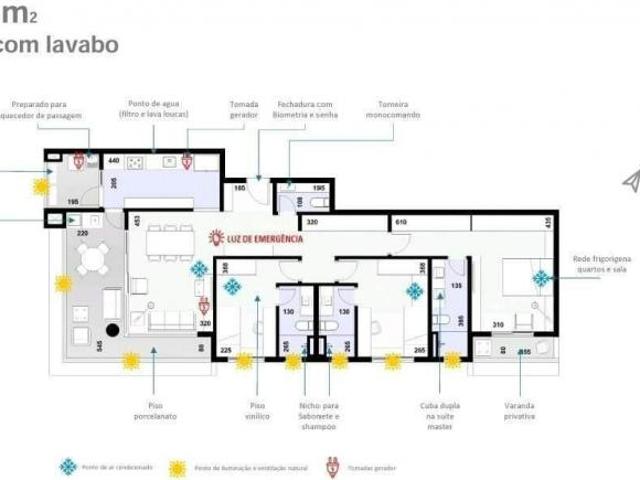 Apartamento à venda, 3 quartos no bairro Ponta da Praia em Santos