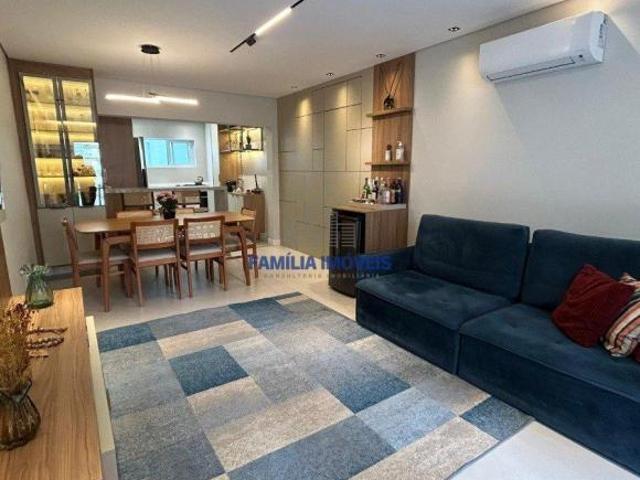 Apartamento à venda 3 quartos suite sacada Pompéia Santos/SP