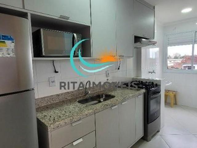 Apartamento a venda 3o andar Edifício Somar no Centro de Bertioga