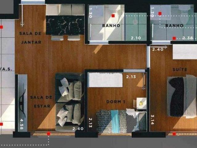 Apartamento à venda, 44 m² por R$ 443.336,82 Tucuruvi São Paulo/SP