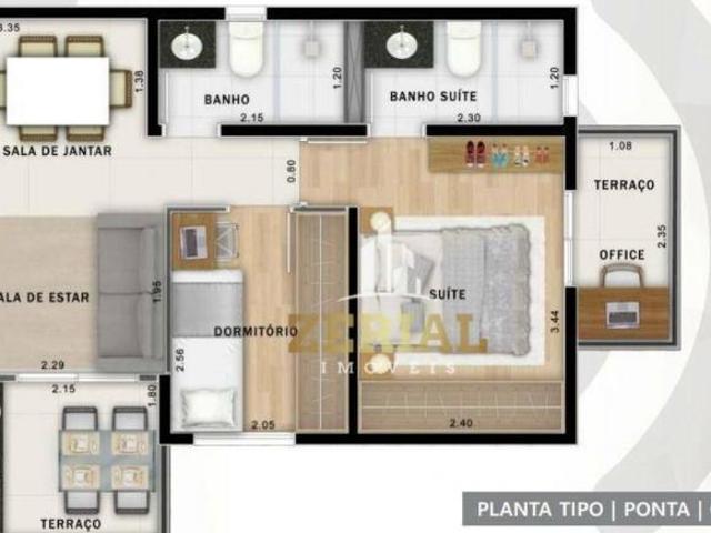 Apartamento à venda, 44 m² por R$ 583.000,00 Jardim Santo André/SP