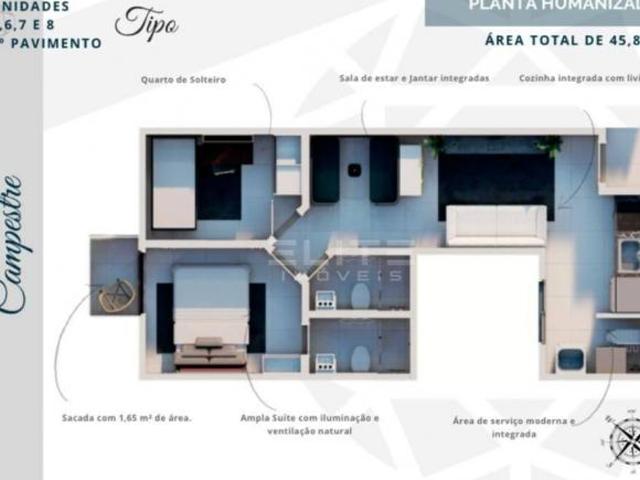 Apartamento à venda, 45 m² por R$ 365.000,00 Campestre Santo André/SP