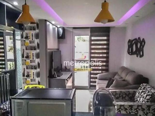 Apartamento com 2 dormitórios à venda, 46 m² por R$ 375.000,00 Taboão São Bernardo do Campo/SP