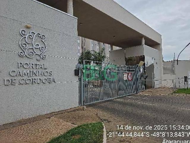Apartamento à venda, 47 m² por R$ 120.882,70 Jardim Indaiá Araraquara/SP