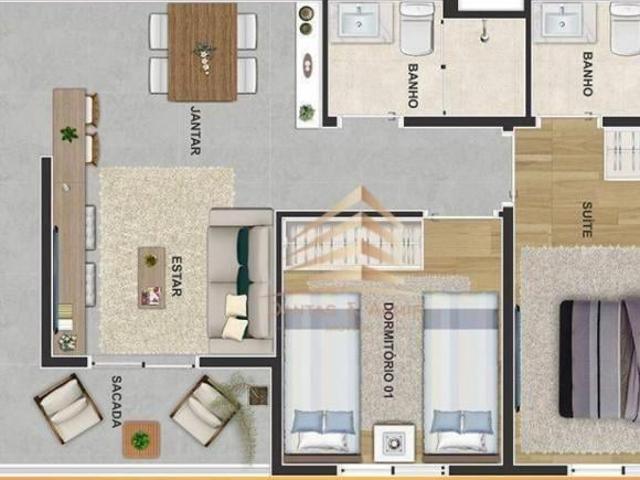 Apartamento à venda, 47 m² por R$ 426.972,00 Vila Augusta Guarulhos/SP