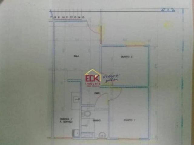 Apartamento à venda, 48 m² por R$ 69.800,00 Conjunto Residencial Araretama Pindamonhangaba/SP