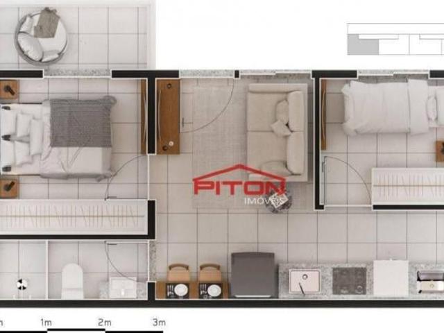Apartamento à venda, 40 m² por R$ 220.000,00 Burgo Paulista São Paulo/SP