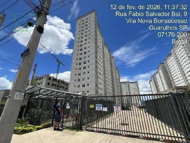 Apartamento à venda, 42 m² por R$ 132.970,97 Vila Nova Bonsucesso Guarulhos/SP
