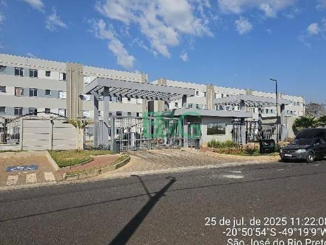 Apartamento com 2 dormitórios à venda, 43 m² por R$ 121.396,45 Lot Maria Adelia São José do Rio