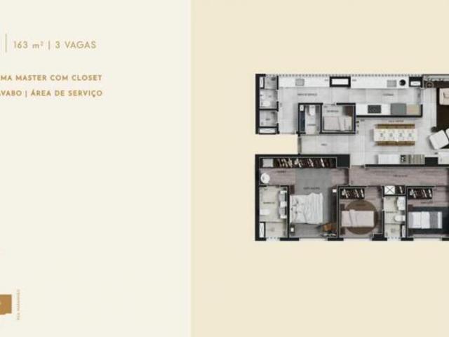 Apartamento à venda, 4 quartos, 4 suítes, 3 vagas, Funcionários Belo Horizonte/MG