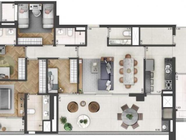 Apartamento à venda, 4 quartos, 2 suítes, 2 vagas, Vila Mariana São Paulo/SP
