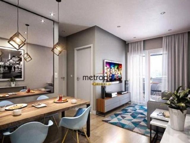 Apartamento à venda, 55 m² por R$ 415.000,00 Vila Tibiriçá Santo André/SP