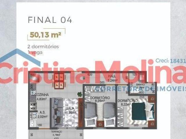 Apartamento à venda, 57 m² por R$ 244.000,00 Mirim Praia Grande/SP