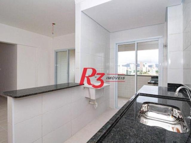 Apartamento à venda, 59 m² por R$ 535.000,00 Macuco Santos/SP