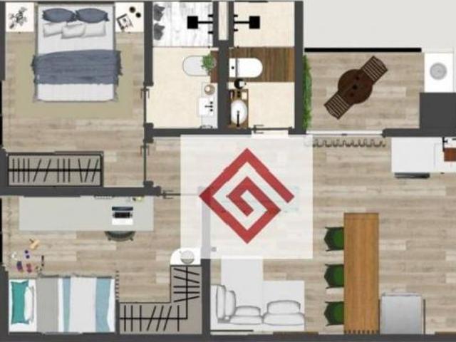 Apartamento à venda, 50 m² por R$ 375.000,00 Jardim Utinga Santo André/SP