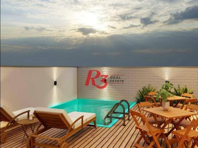 Apartamento à venda, 50 m² por R$ 372.949,00 Macuco Santos/SP