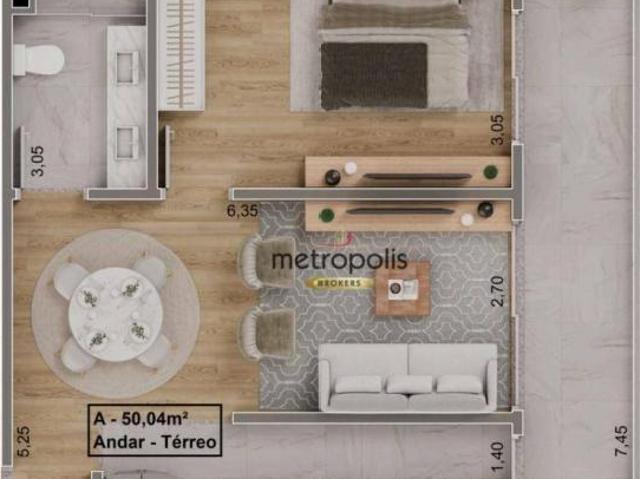 Apartamento à venda, 50 m² por R$ 390.000,00 Vila Guarani Mauá/SP