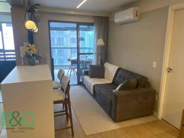 Apartamento com 1 dormitório à venda, 50 m² por R$ 960.000,00 Brooklin São Paulo/SP