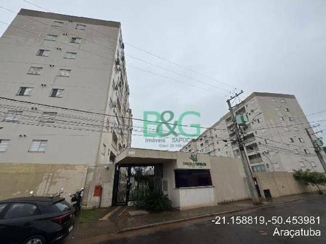 Apartamento com 2 dormitórios à venda, 53 m² por R$ 107.852,22 Petit Trianon Araçatuba/SP