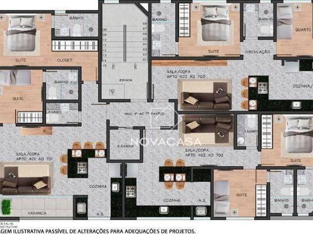Apartamento à venda, 53 m² por R$ 840.000,00 Centro Belo Horizonte/MG