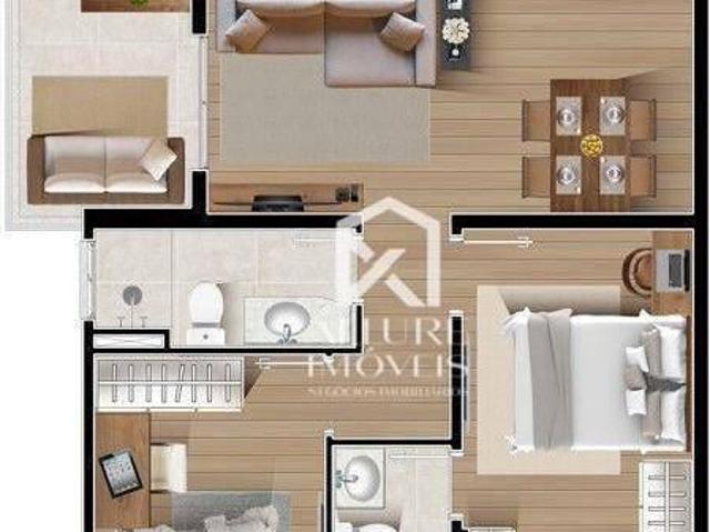 Apartamento à venda, 64 m² por R$ 557.751,31 Parque Industrial São José dos Campos/SP
