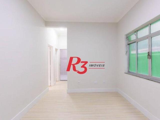 Apartamento com 2 dormitórios à venda, 65 m² por R$ 385.000,00 Embaré Santos/SP