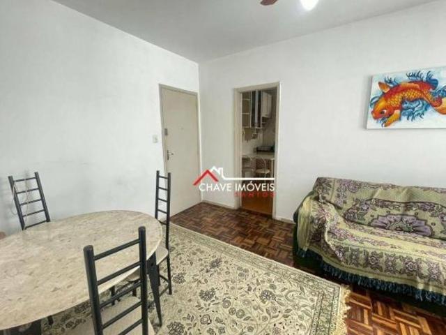 Apartamento com 1 dormitório à venda, 60 m² por R$ 400.000,00 Embaré Santos/SP