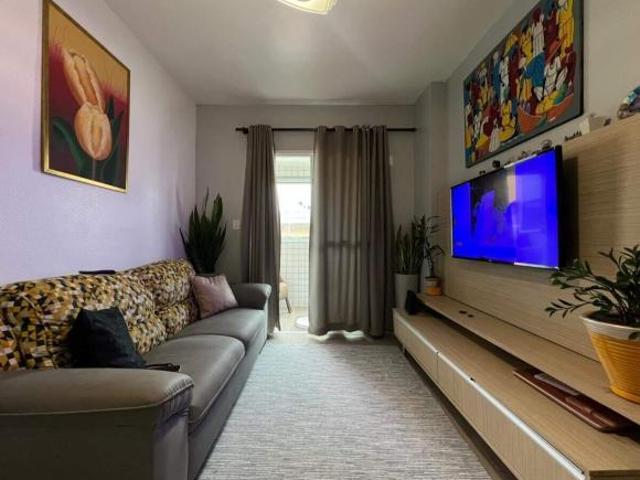 Apartamento à venda no bairro Aviação Praia Grande/SP | 2 dorms 1 suíte | Varanda e 1 vaga