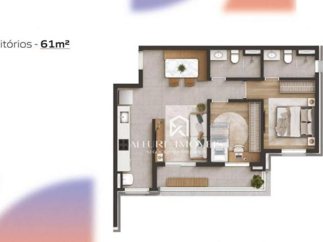 Apartamento à venda, 61 m² Jardim Satélite São José dos Campos/SP