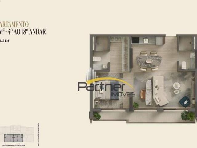 Apartamento à venda, 61 m² por R$ 1.412.380,00 Batel Curitiba/PR