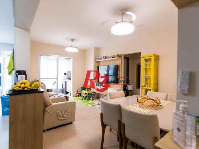 Apartamento à venda, 74 m² por R$ 1.280.000,00 Boqueirão Santos/SP