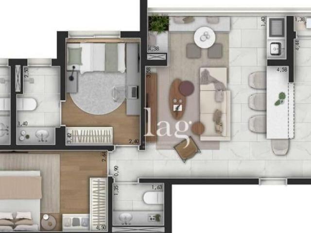 Apartamento à venda, 74 m² por R$ 815.000,00 Pátio Boa Vista Sorocaba/SP