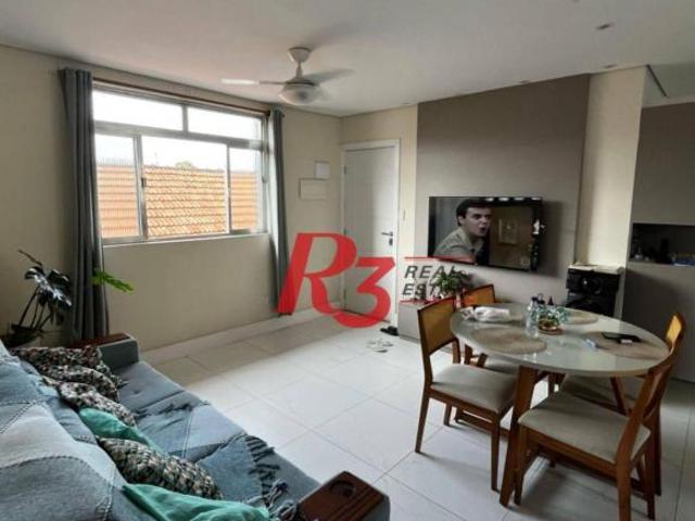 Apartamento à venda, 75 m² por R$ 480.000,00 Macuco Santos/SP