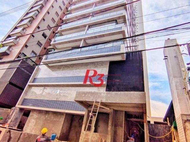 Apartamento à venda, 77 m² por R$ 1.350.000,00 Aparecida Santos/SP