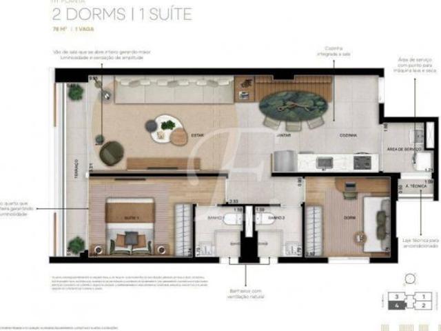 Apartamento à venda, 78 m² por R$ 1.349.593,51 Santana São Paulo/SP