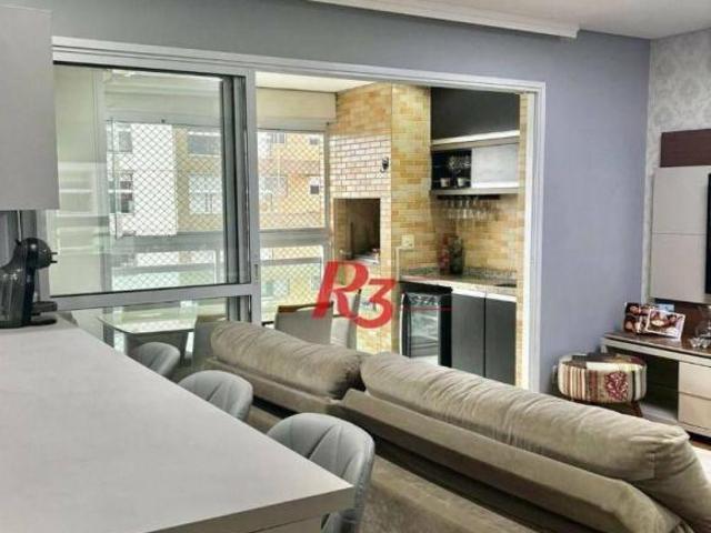 Apartamento à venda, 78 m² por R$ 800.000,00 Ponta da Praia Santos/SP