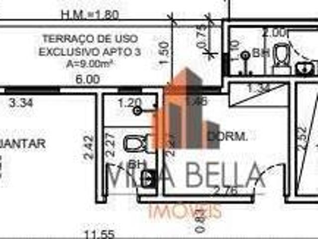Apartamento à venda, 70 m² por R$ 474.000,00 Vila Pires Santo André/SP