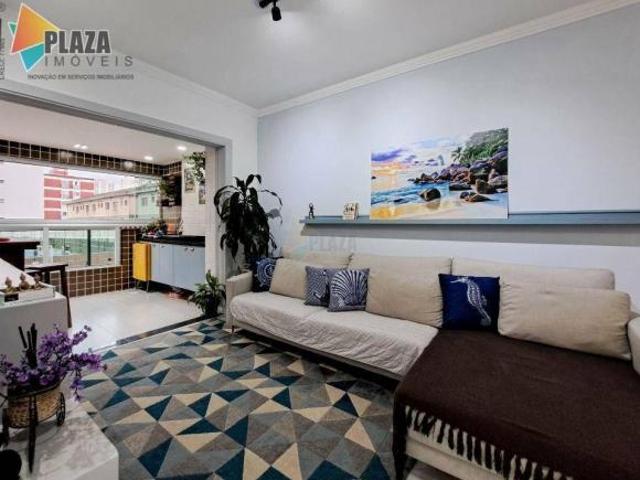 Apartamento com 2 dormitórios à venda, 72,60 m² por R$ 763.200 Boqueirão Praia Grande/SP