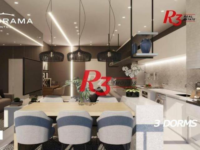 Apartamento à venda, 72 m² por R$ 980.000,00 Encruzilhada Santos/SP