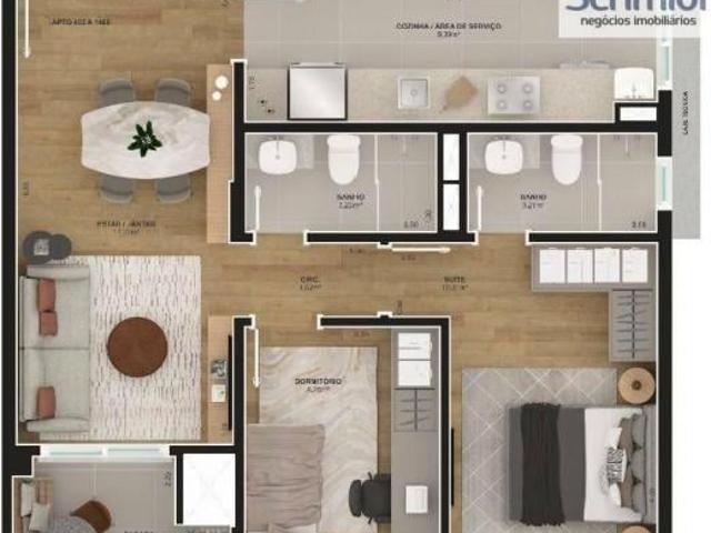 Apartamento à venda, 73 m² por R$ 657.987,00 Centro São Leopoldo/RS