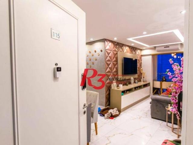Apartamento à venda, 84 m² por R$ 840.000,00 Marapé Santos/SP