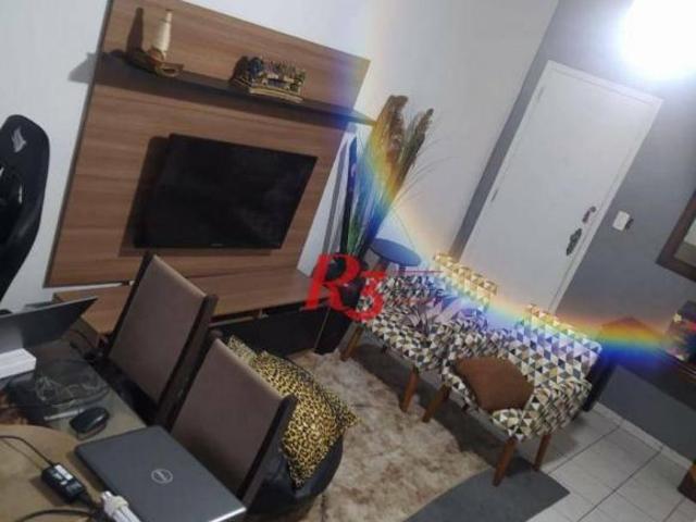 Apartamento com 3 dormitórios à venda, 85 m² por R$ 550.000,00 Campo Grande Santos/SP